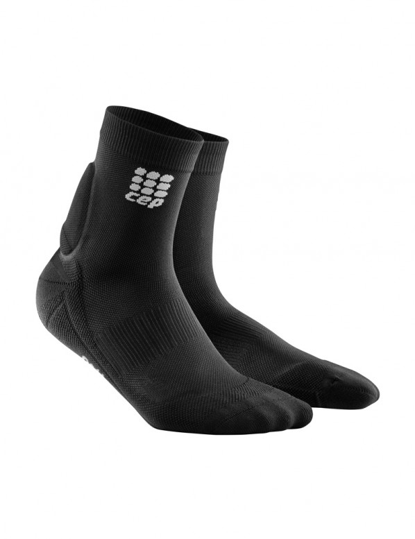 CEP Achillies Support Short Sock Womens | Black - forrunnersbyrunners.com
